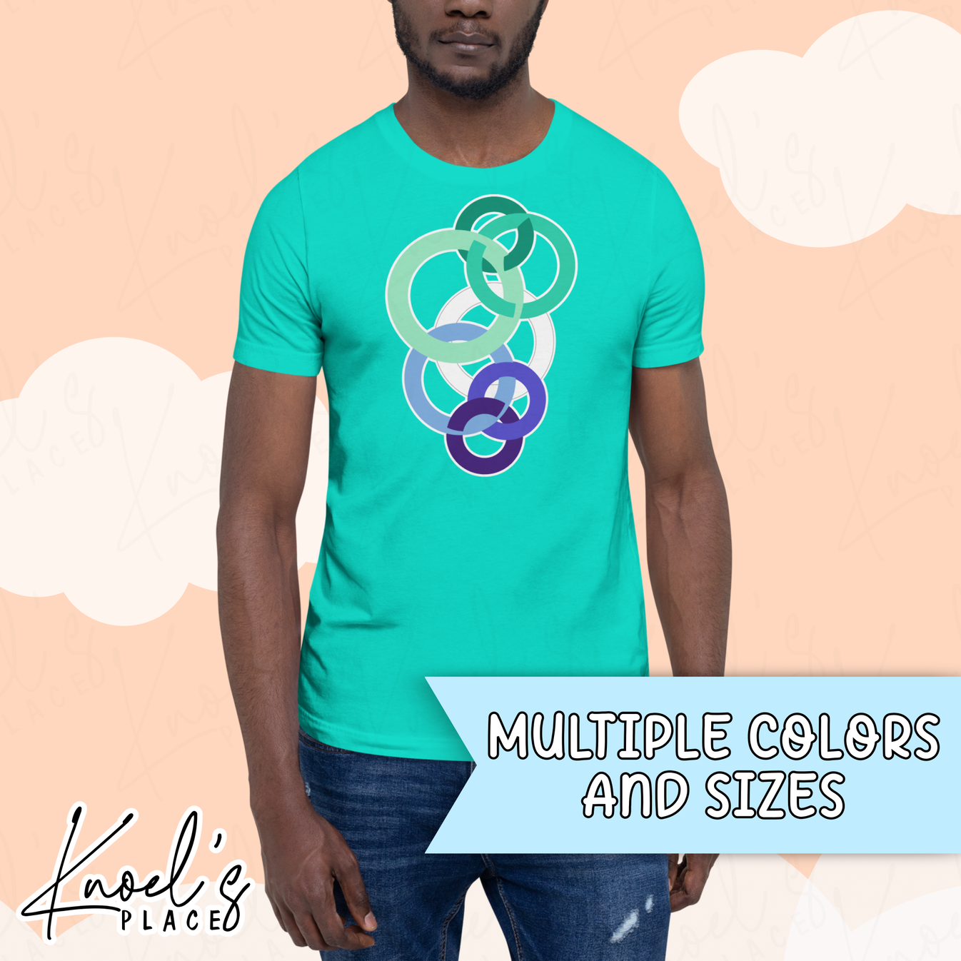 Stealth Geometric Gay Pride Flag Unisex T-shirt – knoelsplace